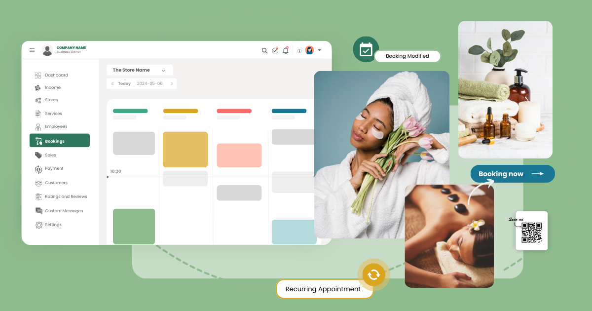 Tranquil Spa Scheduling Software - HDStudio.App