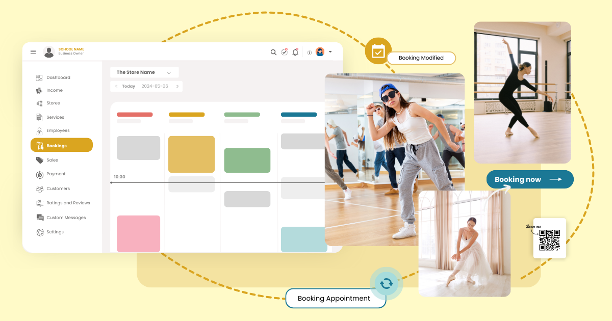 Trendy Dance Studio Software For Scheduling - HDStudio.App